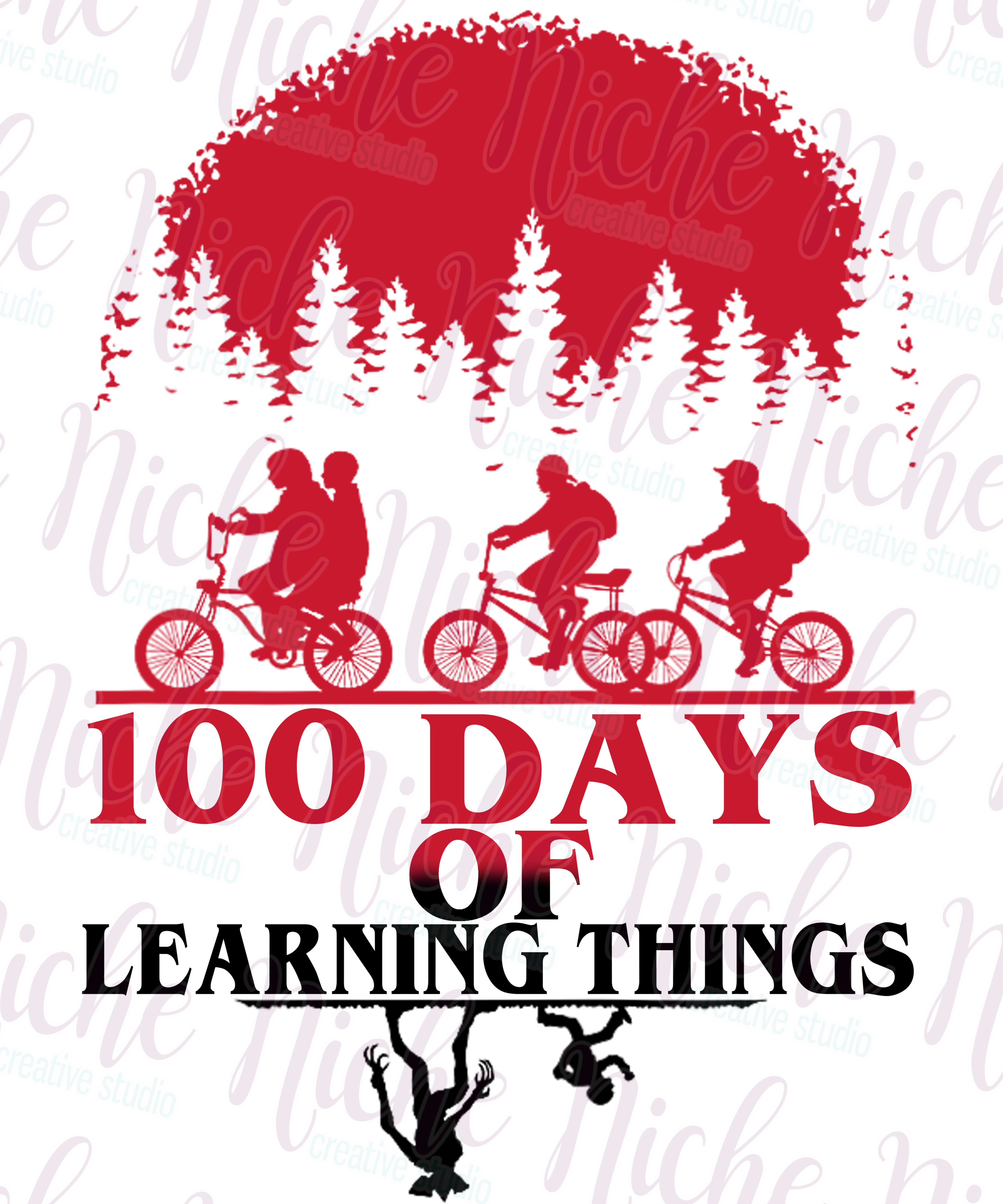 -10842 Stranger Things 100 Days Decal – Niche Creative Studio