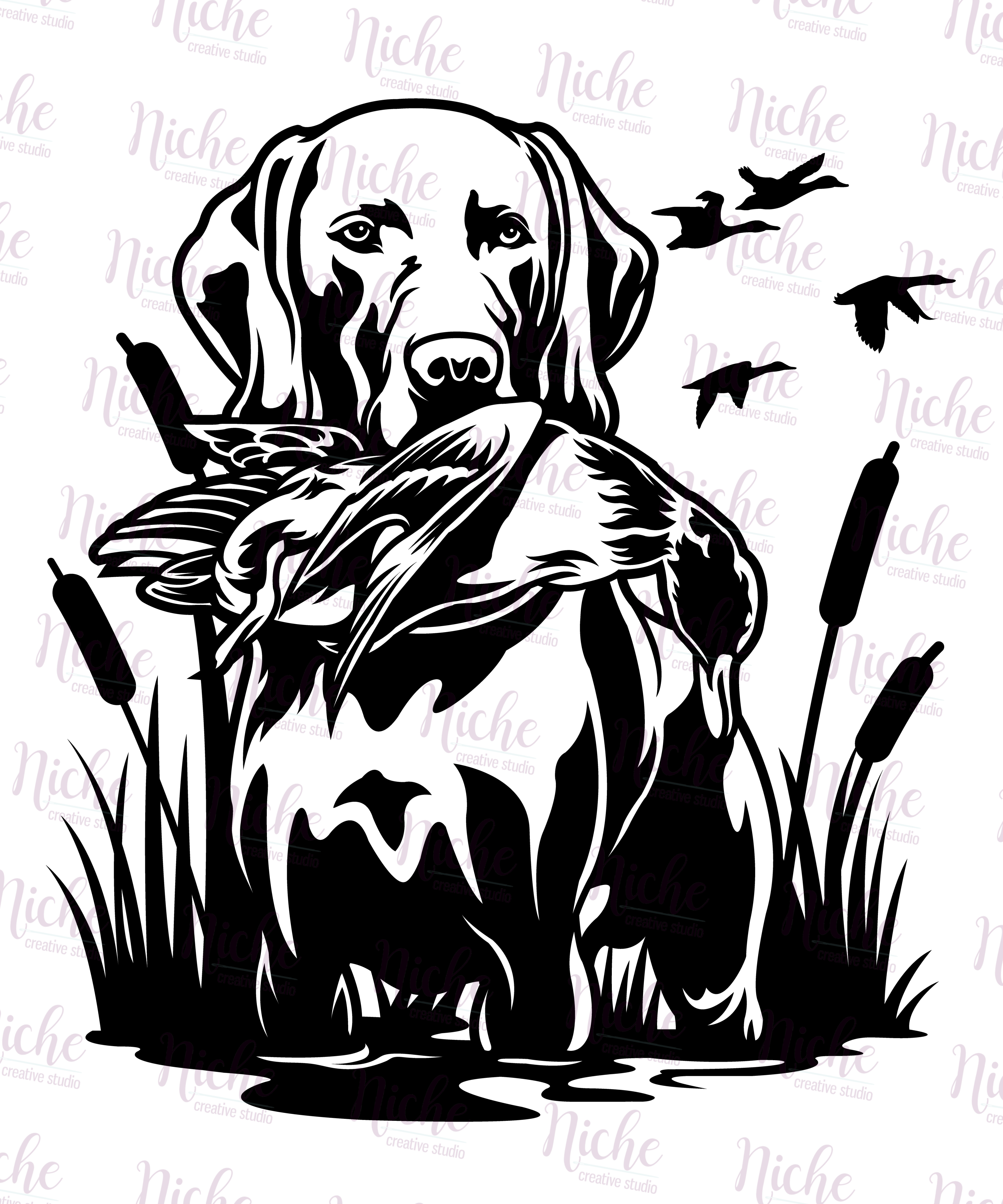 -ANI360 Hunting Dog Decal – Niche Creative Studio