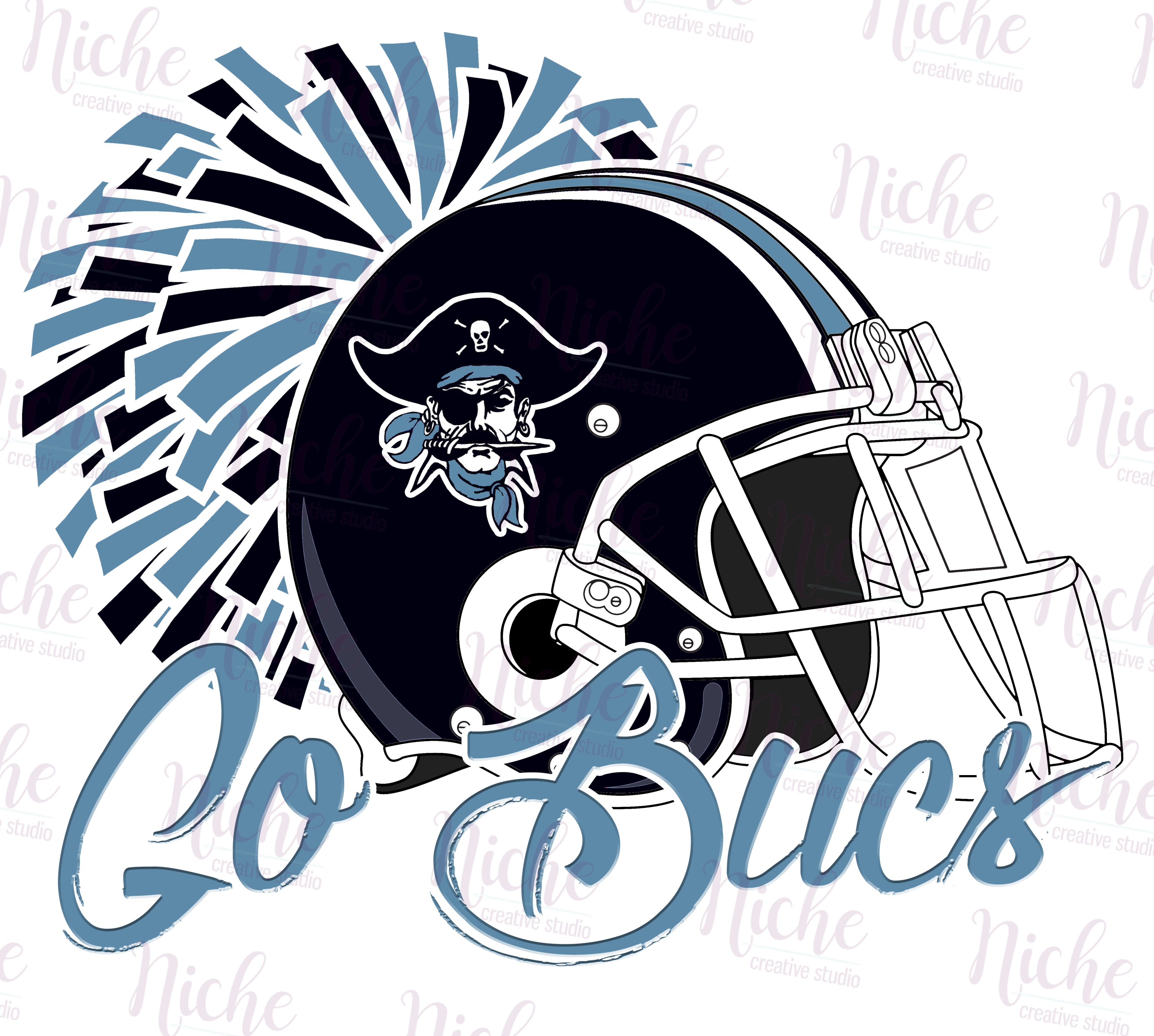 -BAR1918 Go Bucs Decal – Niche Creative Studio