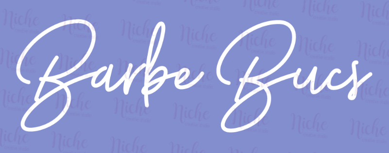 -BAR3077 Barbe Bucs Script Decal – Niche Creative Studio
