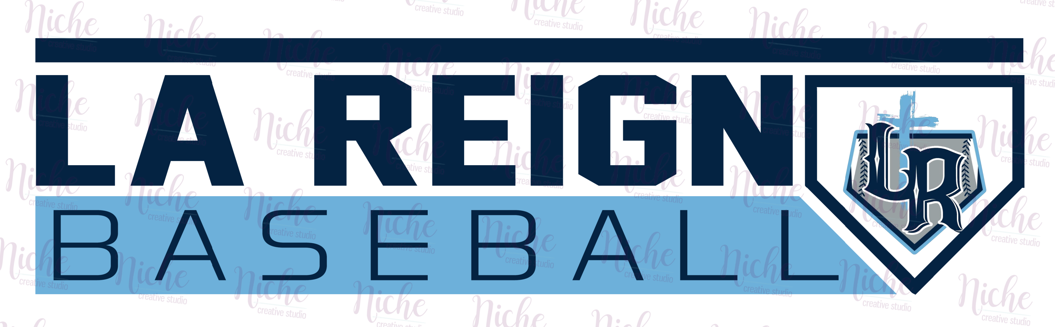 -BAS1661 La Reign Baseball Decal – Niche Creative Studio