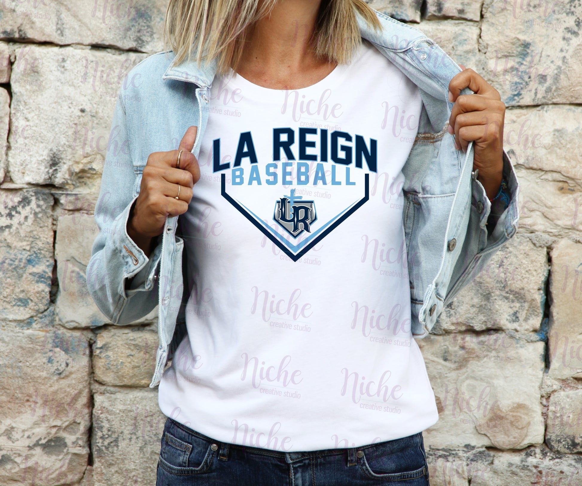 -BAS1663 La Reign Baseball Home Plate Decal – Niche Creative Studio