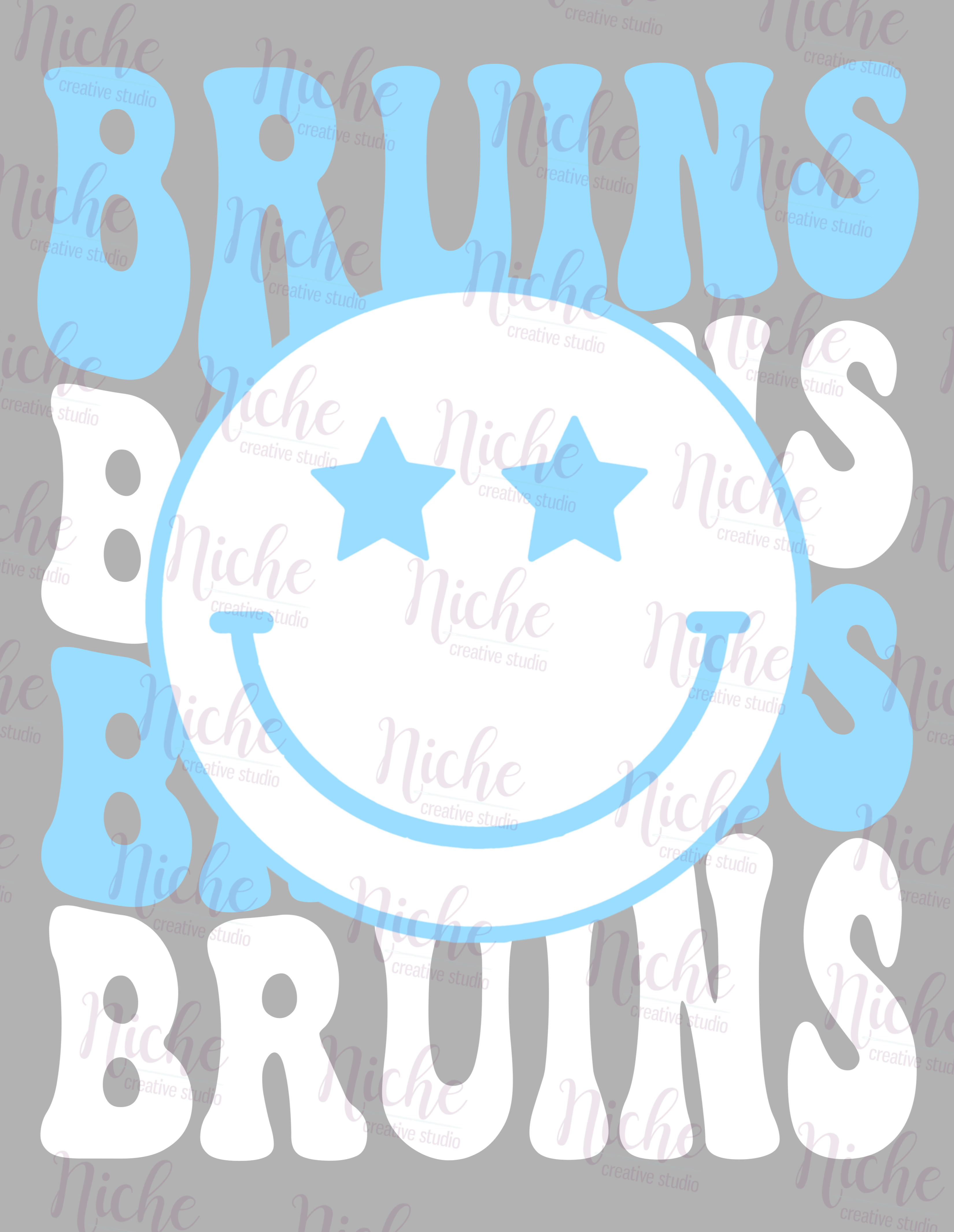 -BEL8248 Bruins Smiley Decal – Niche Creative Studio