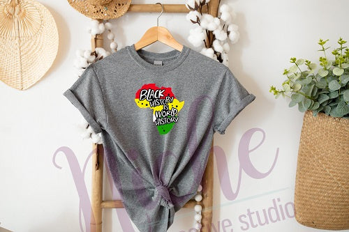 -BHM1477 Black History is World History Decal – Niche Creative Studio