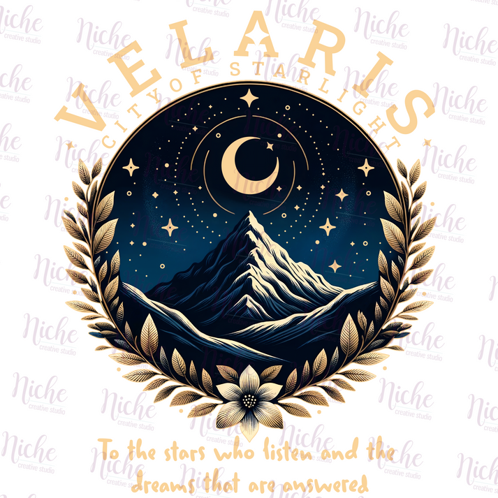 -BOO5623 Velaris City of Starlight Decal – Niche Creative Studio