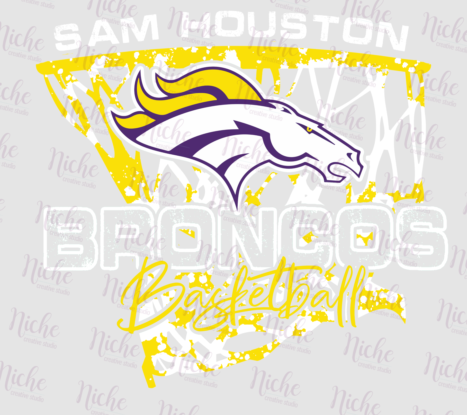 -BRO931 Broncos Basketball Decal – Niche Creative Studio
