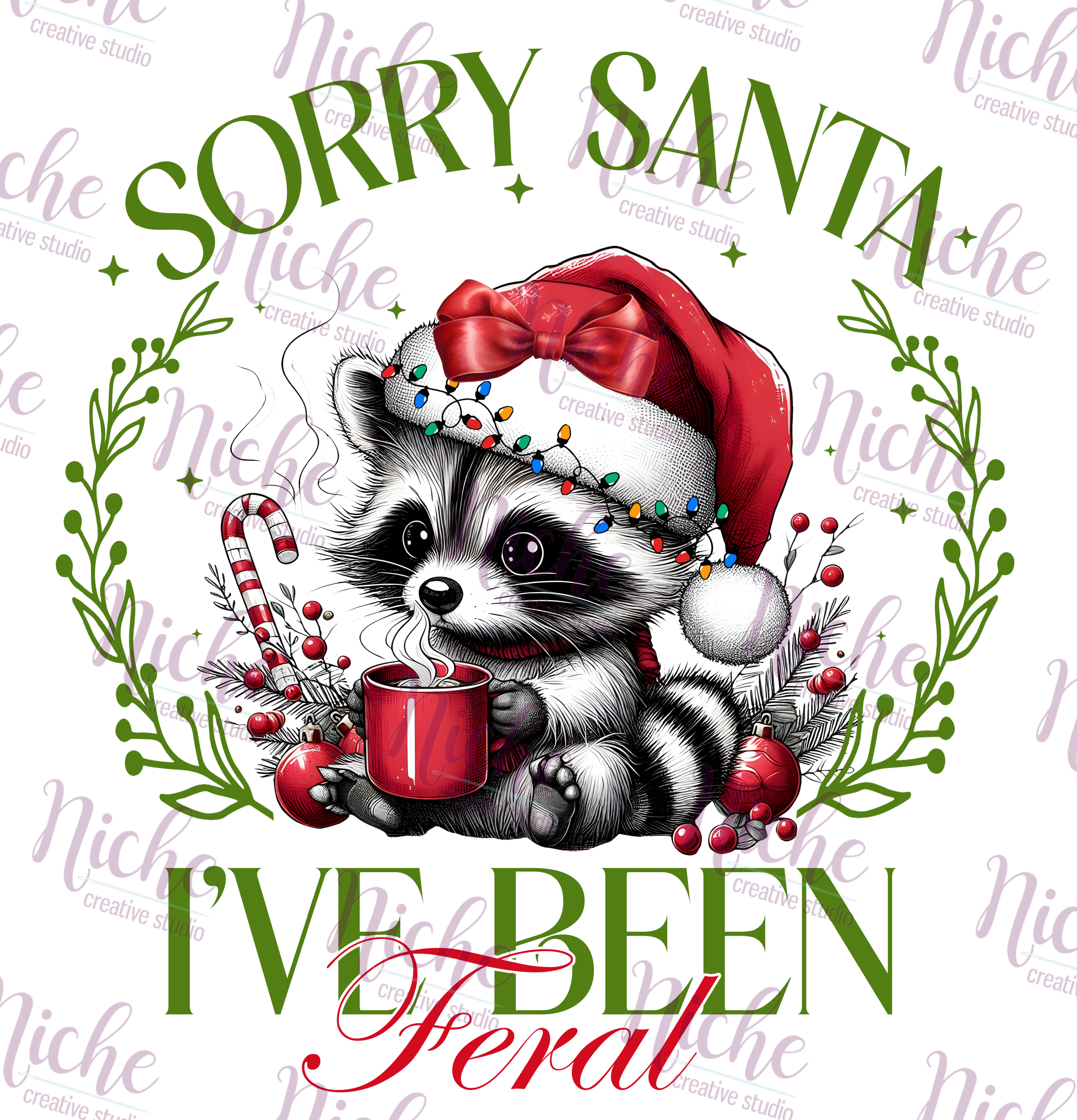 -CHR6006 Sorry Santa Decal – Niche Creative Studio