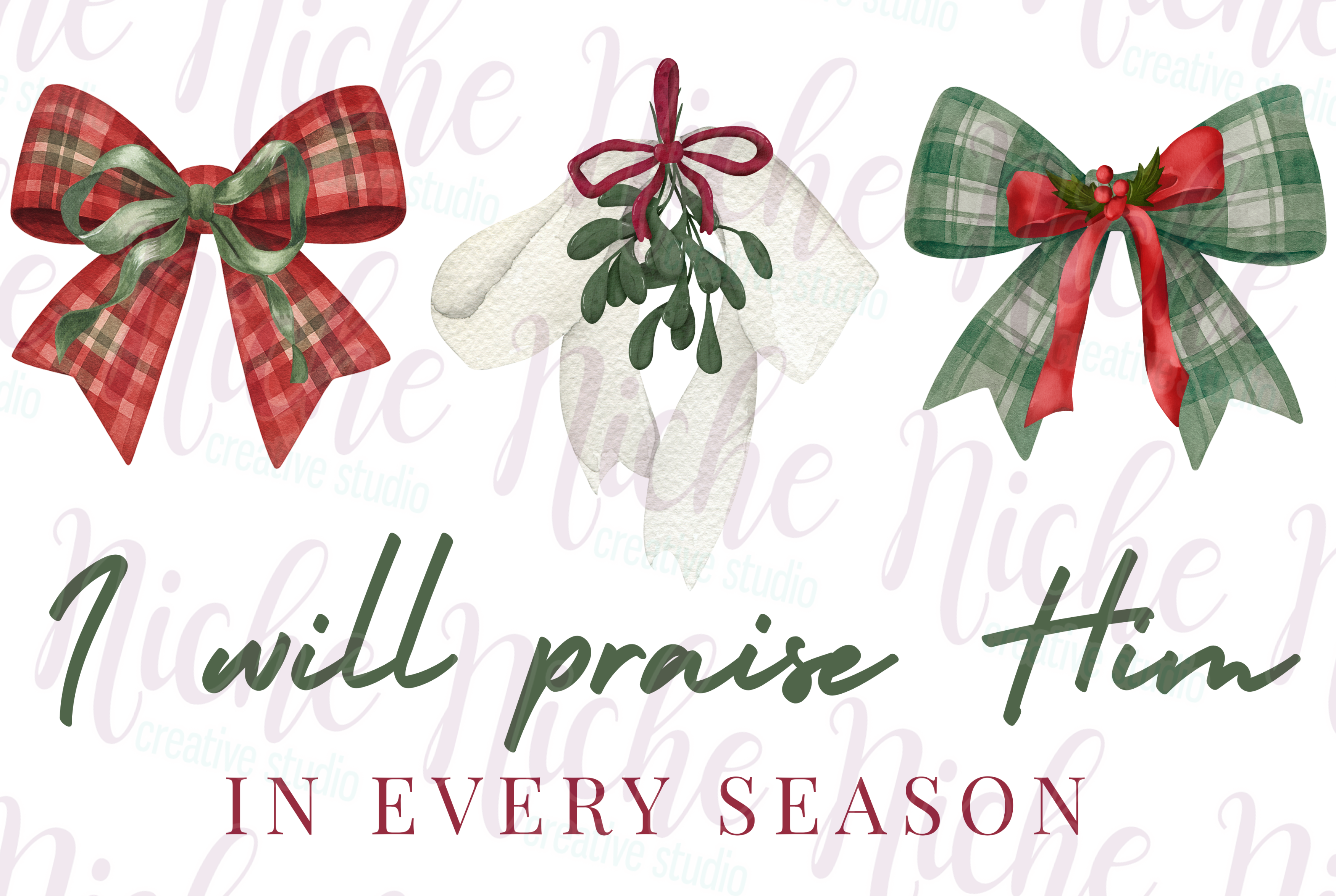-CHR8569 I Will Praise Him Decal – Niche Creative Studio