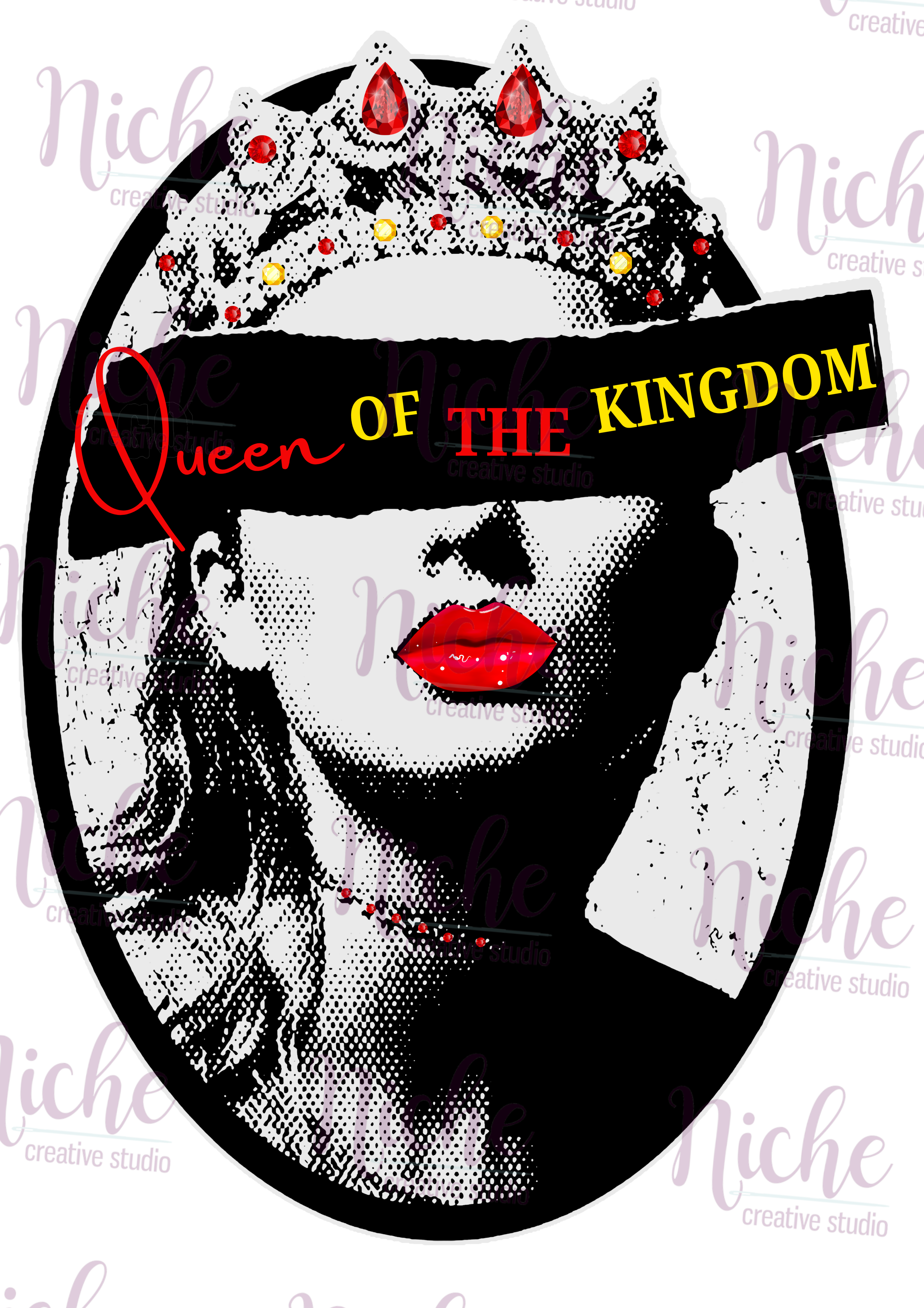 -CON6027 Queen Decal – Niche Creative Studio