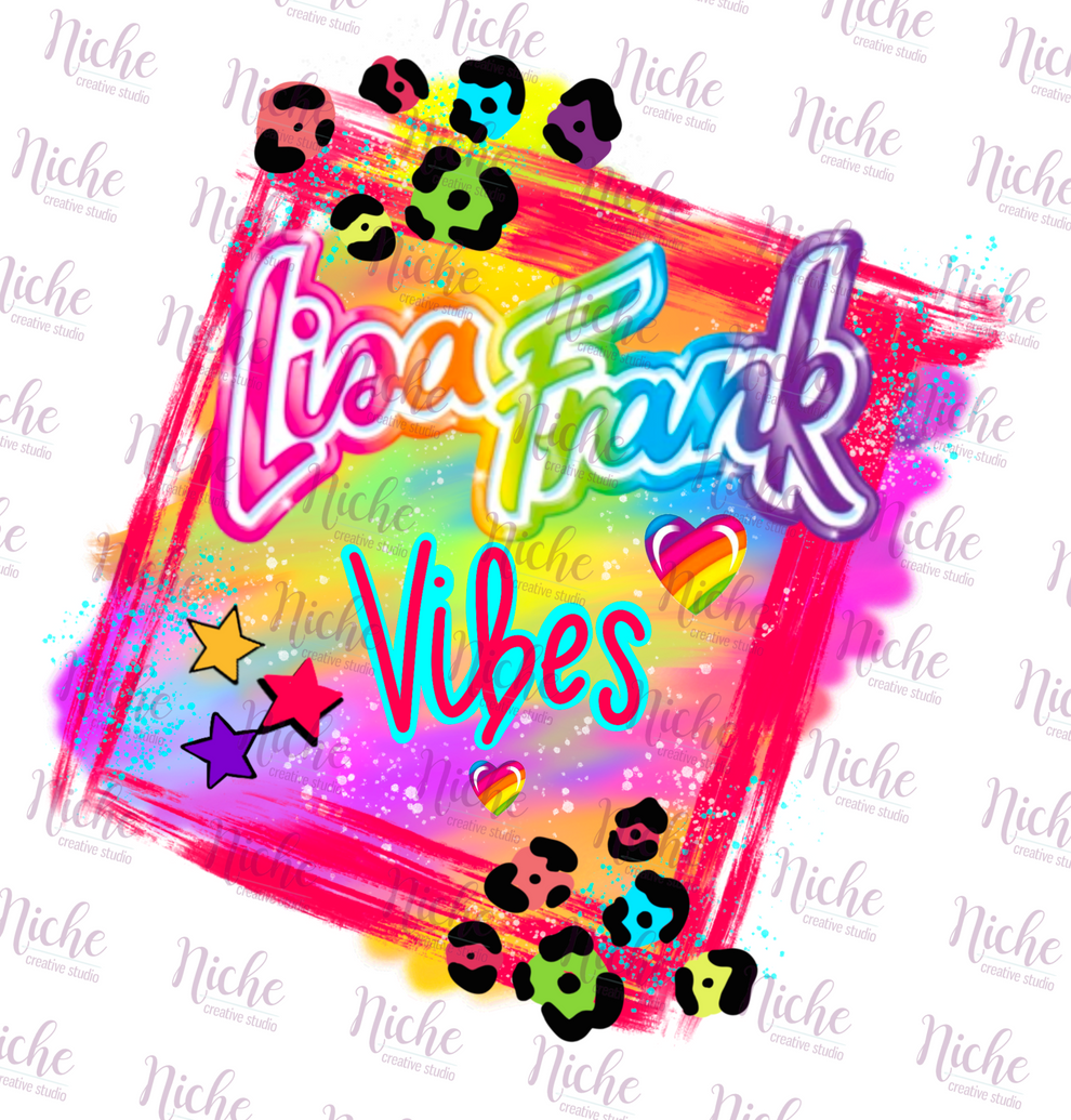 -DEC2887 Lisa Frank Vibes Decal – Niche Creative Studio