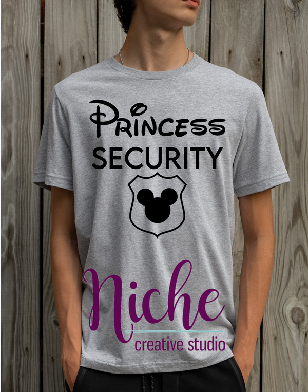 -DIS368 Princess Security Badge Decal – Niche Creative Studio