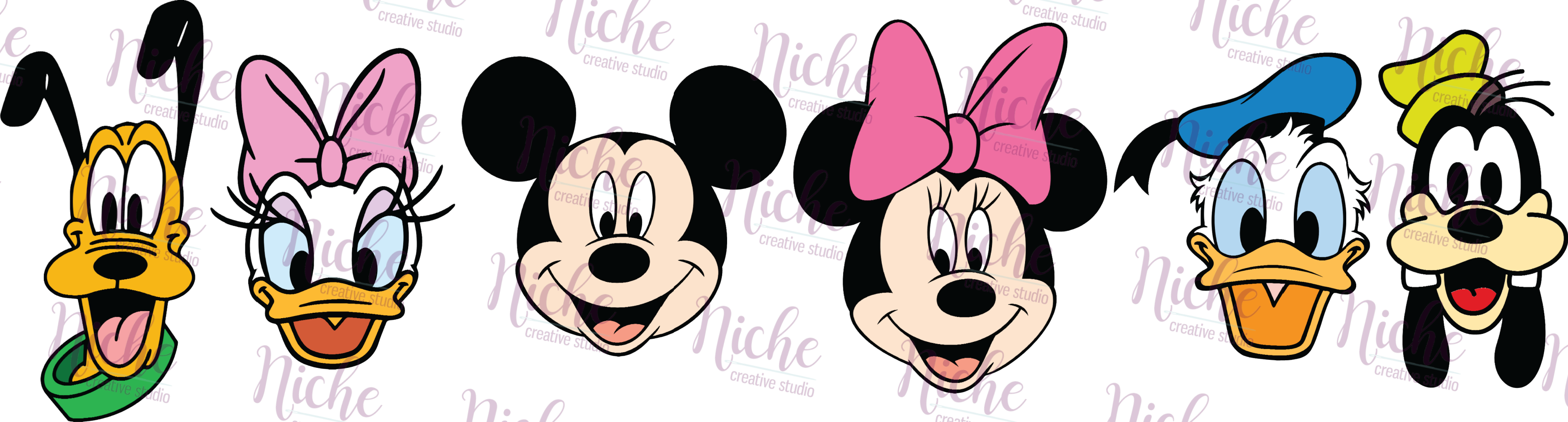 -DIS6013 Mouse Friends Heads Decal – Niche Creative Studio