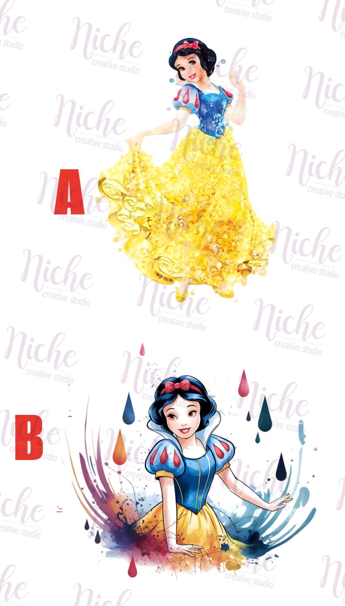 -DIS8261 Snow White Decal – Niche Creative Studio