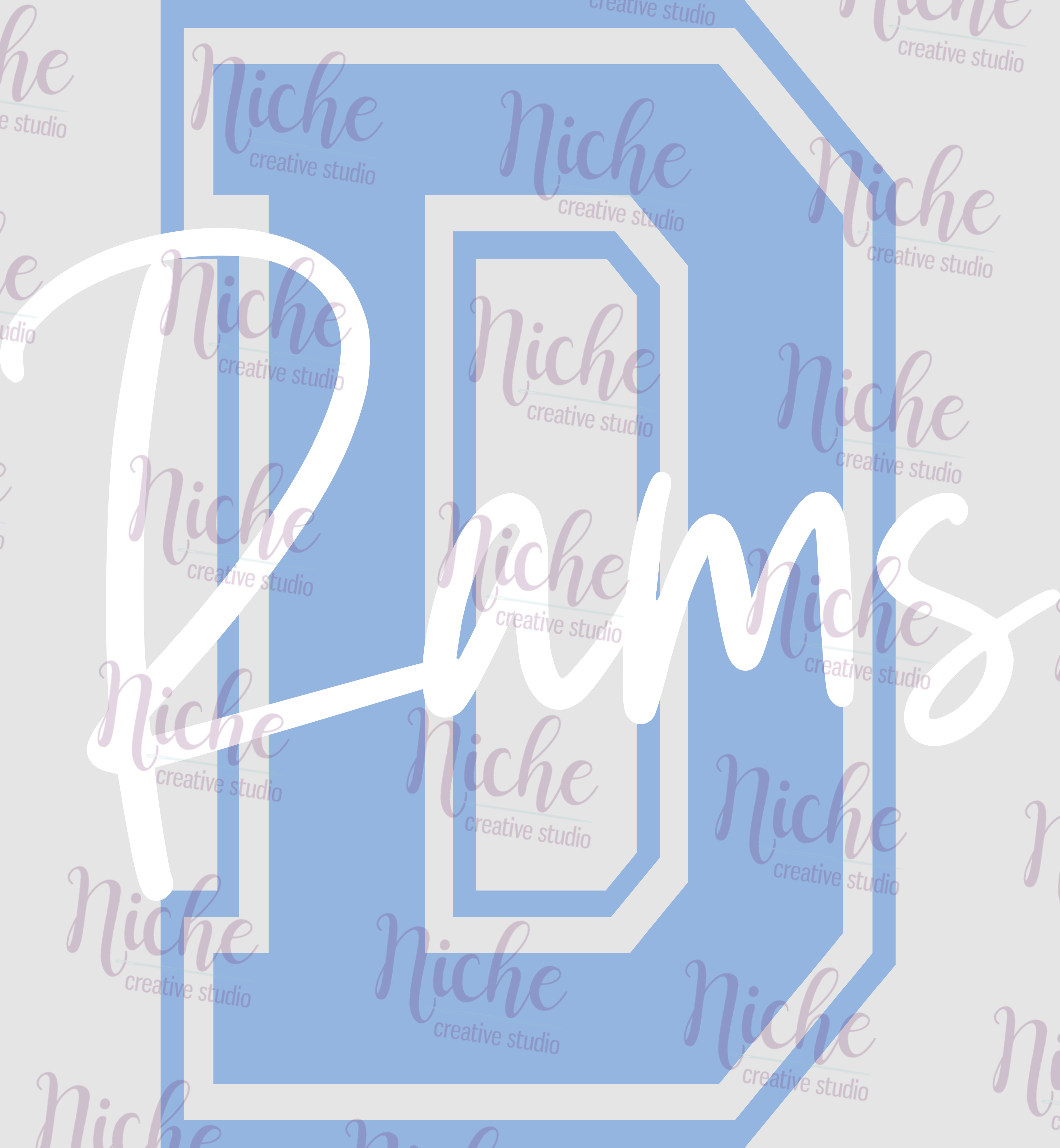 -DOL2029 D Rams Decal – Niche Creative Studio