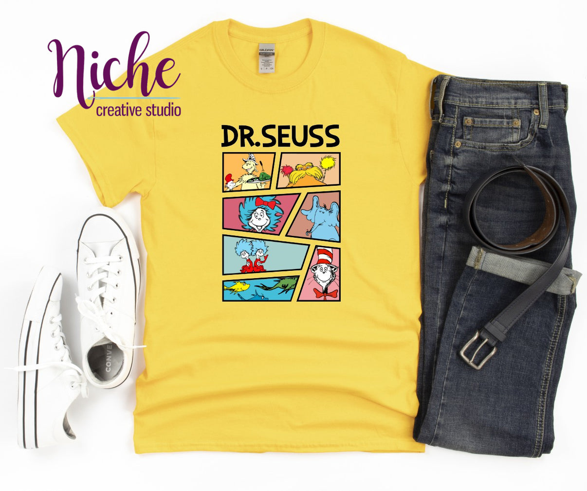 -DRS1350 Dr. Seuss Collage Decal – Niche Creative Studio