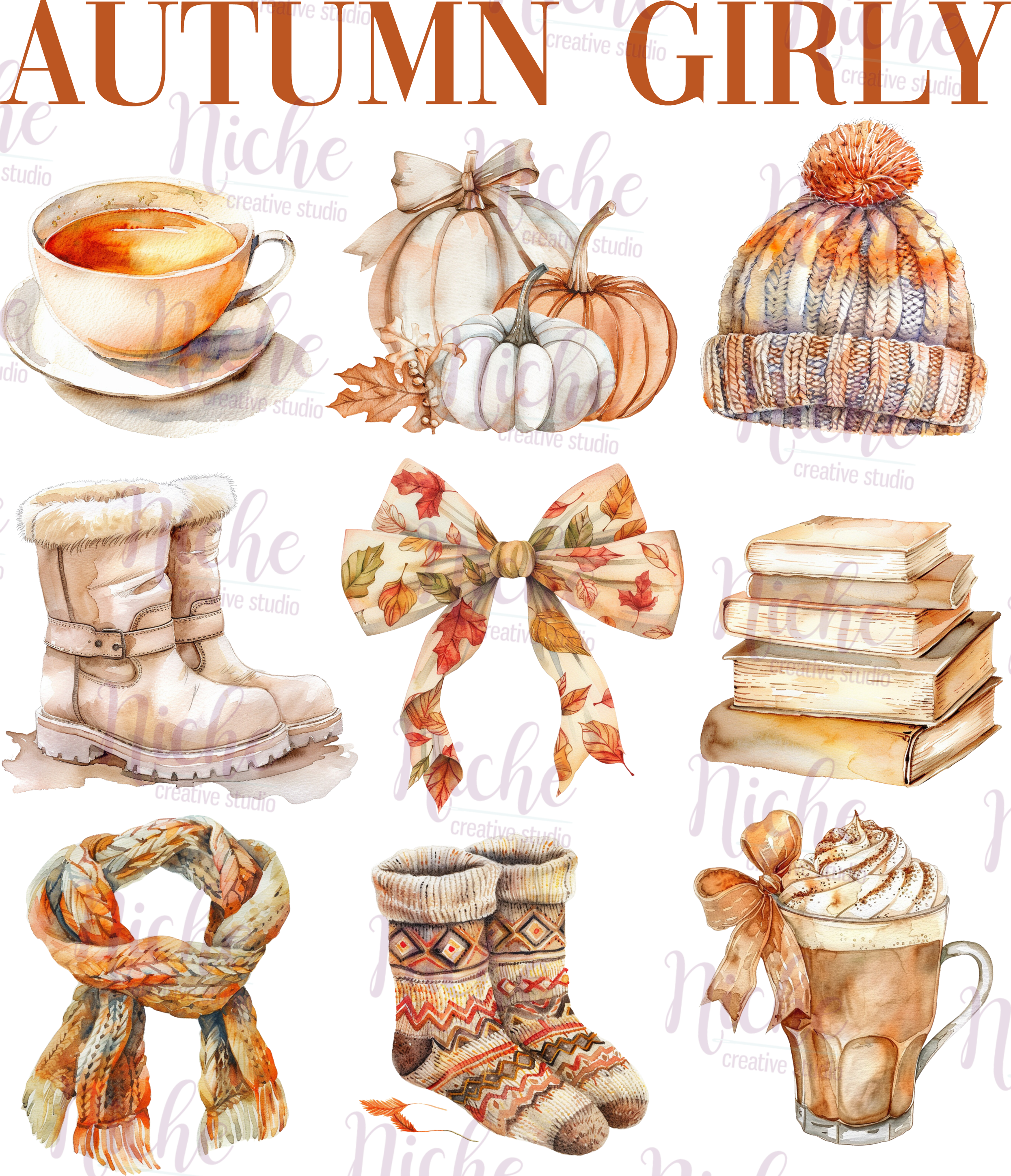 -FAL5364 Autumn Girly Decal – Niche Creative Studio