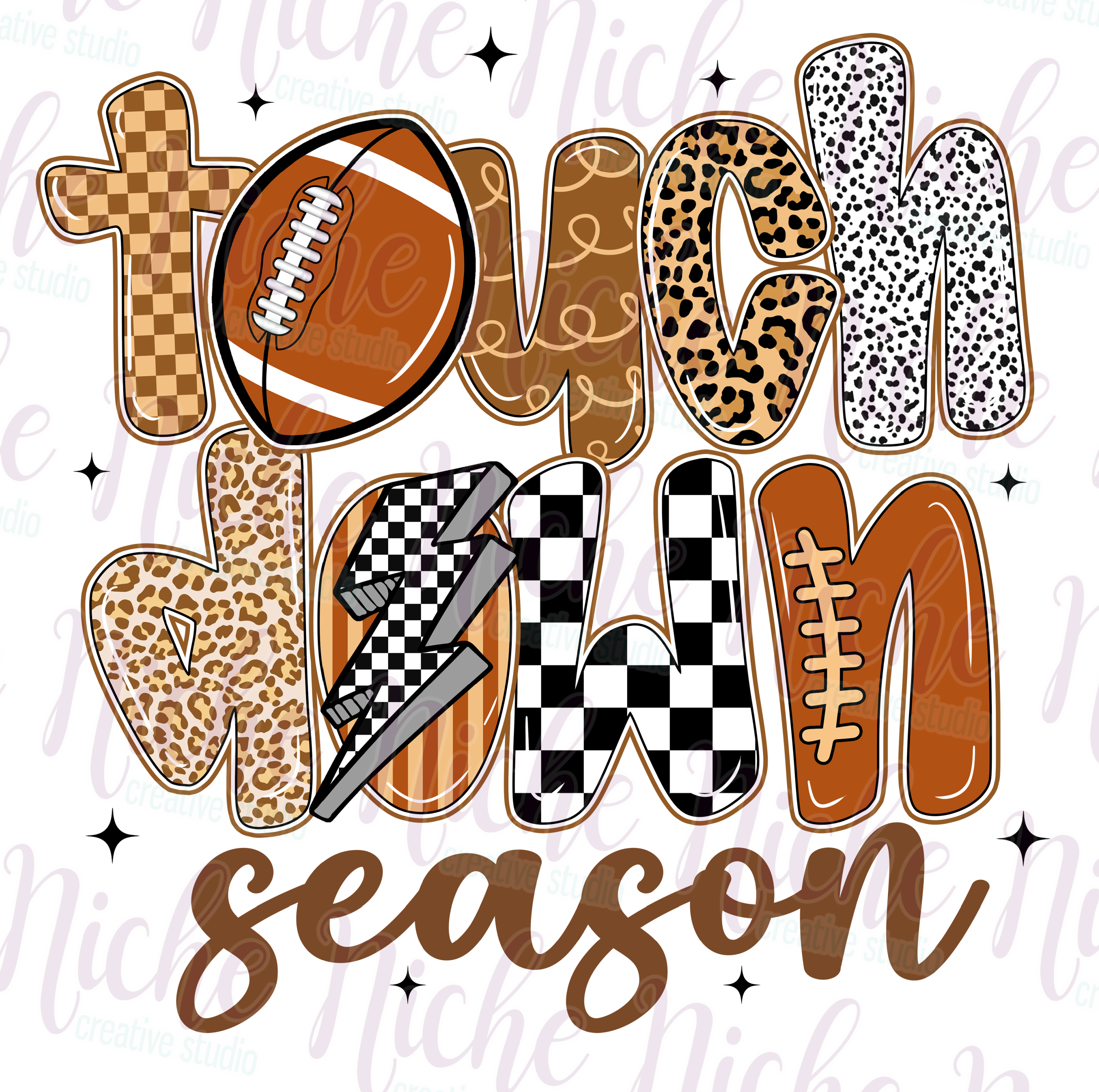 -FOO8318 Touchdown Season Decal – Niche Creative Studio