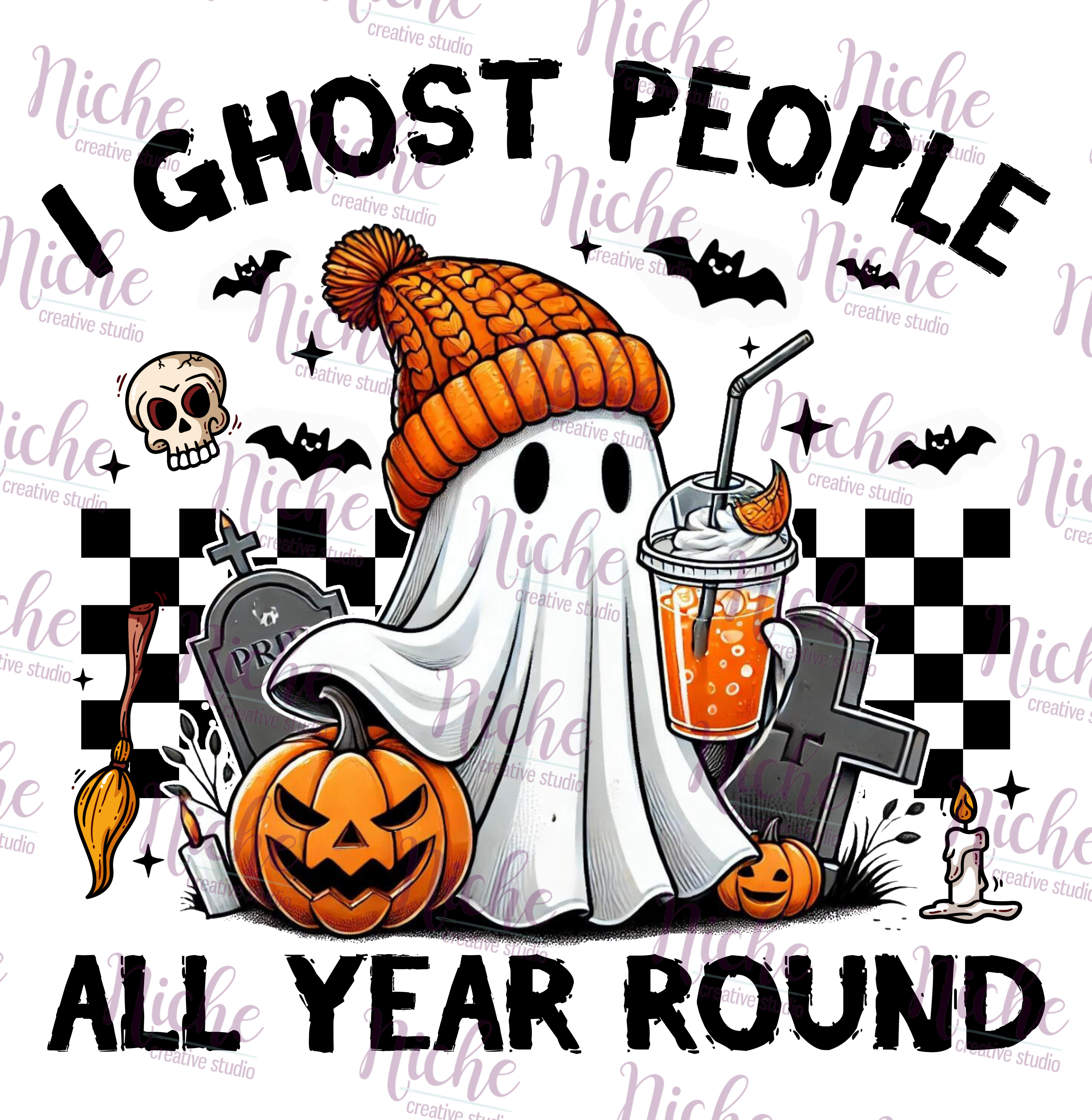 -HAL5225 I Ghost People Decal – Niche Creative Studio