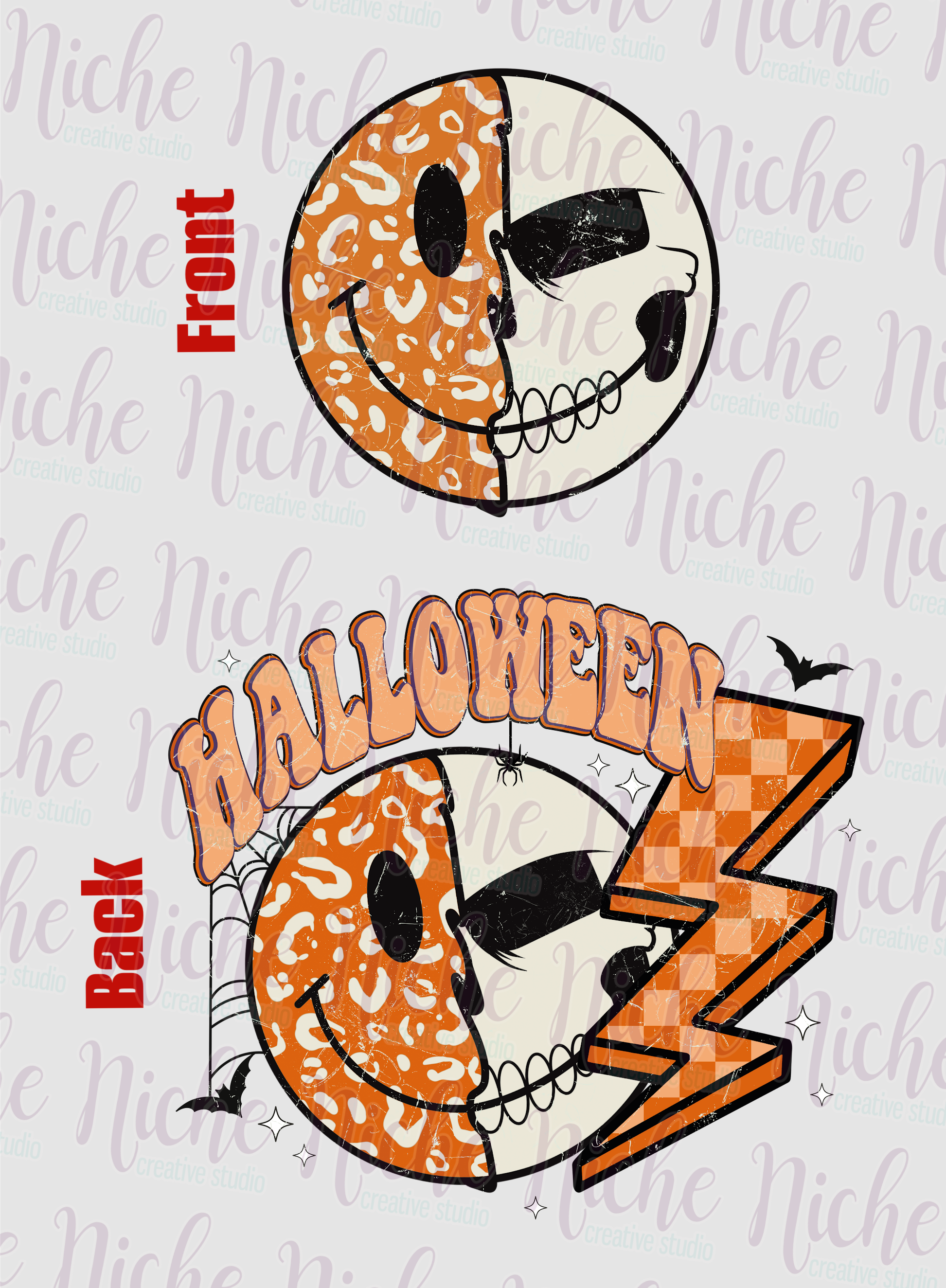 -HAL5264 **Combo** Halloween Smiley Decal – Niche Creative Studio