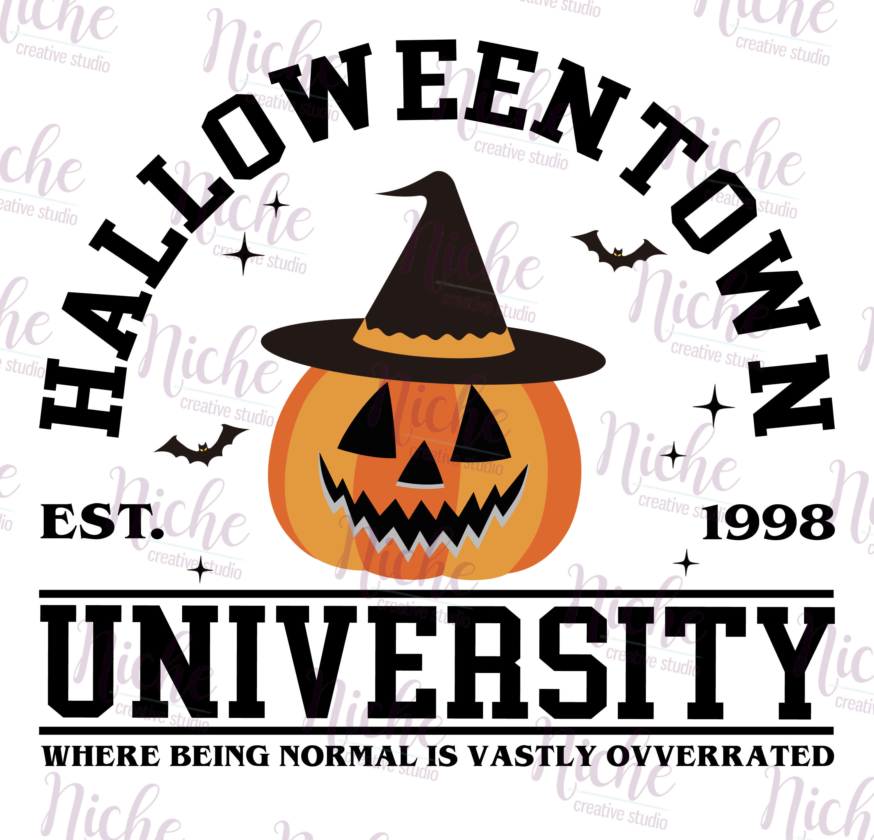 -HAL5338 Halloweentown University Decal – Niche Creative Studio