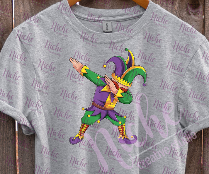 -MAR1256 Dabbing Jester Decal – Niche Creative Studio