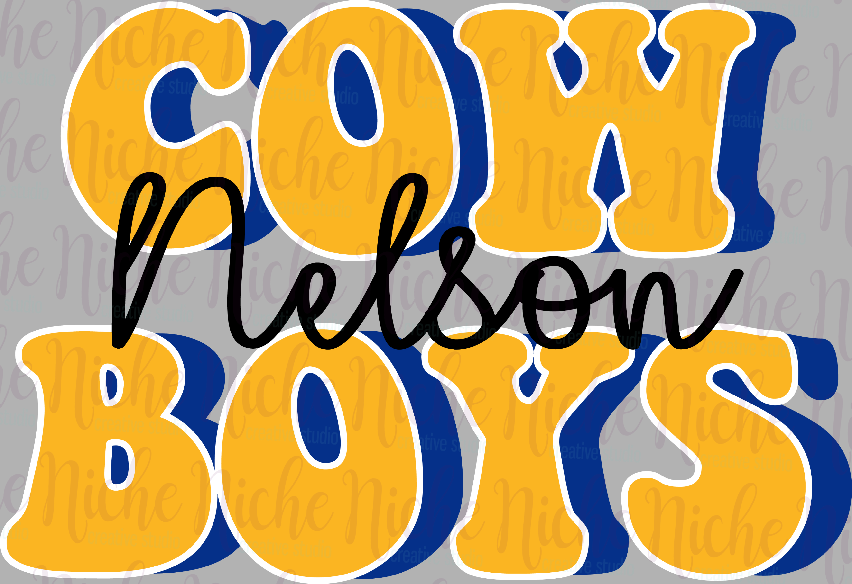 -NEL8200 Nelson Cowboys Decal – Niche Creative Studio