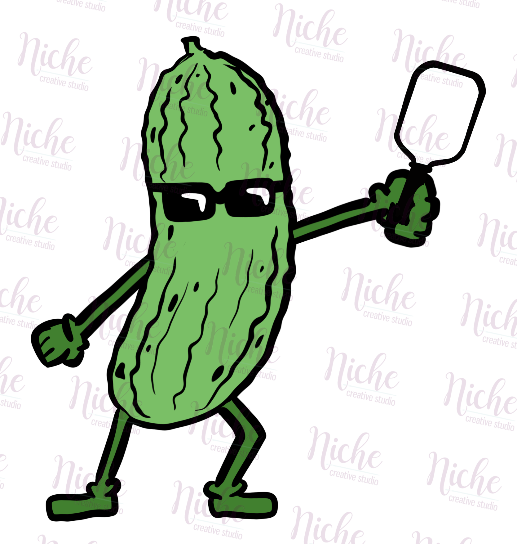 -PIC5173 Pickleball Decal – Niche Creative Studio