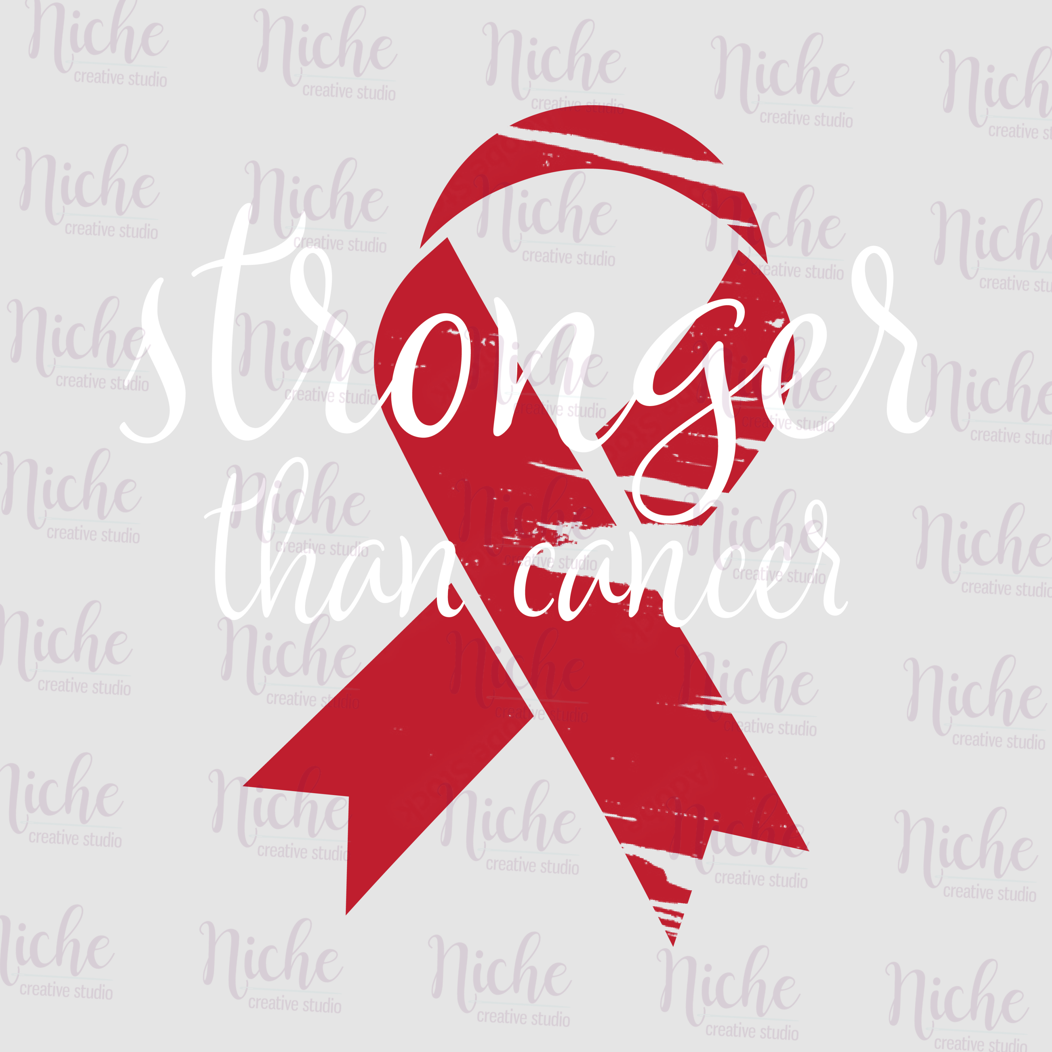 -RED5409 Red Ribbon Decal – Niche Creative Studio