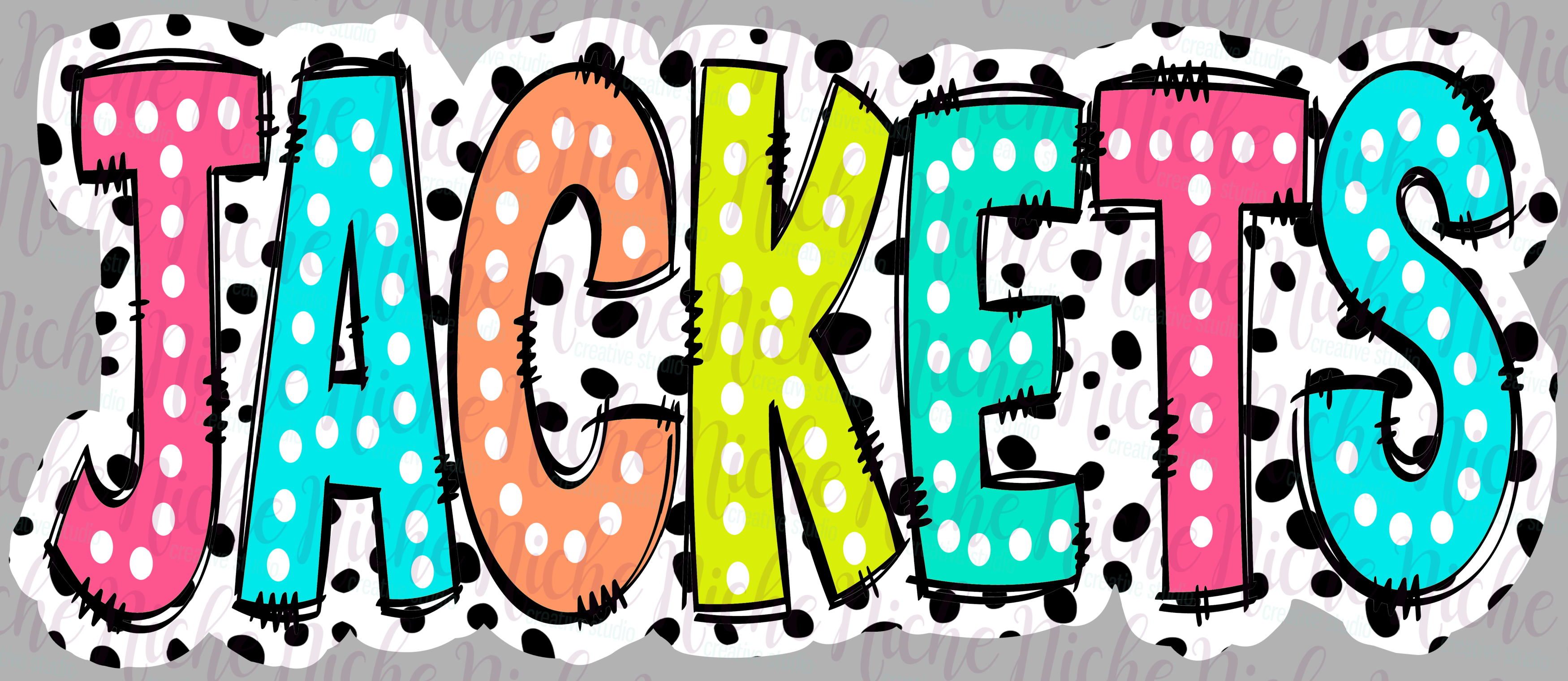 -SCH8310 Jackets Doodle Decal – Niche Creative Studio