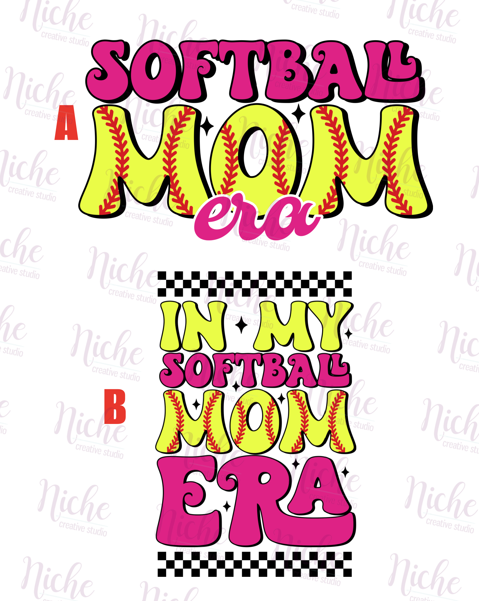 -SPO6017 Softball Mom Era Decal – Niche Creative Studio