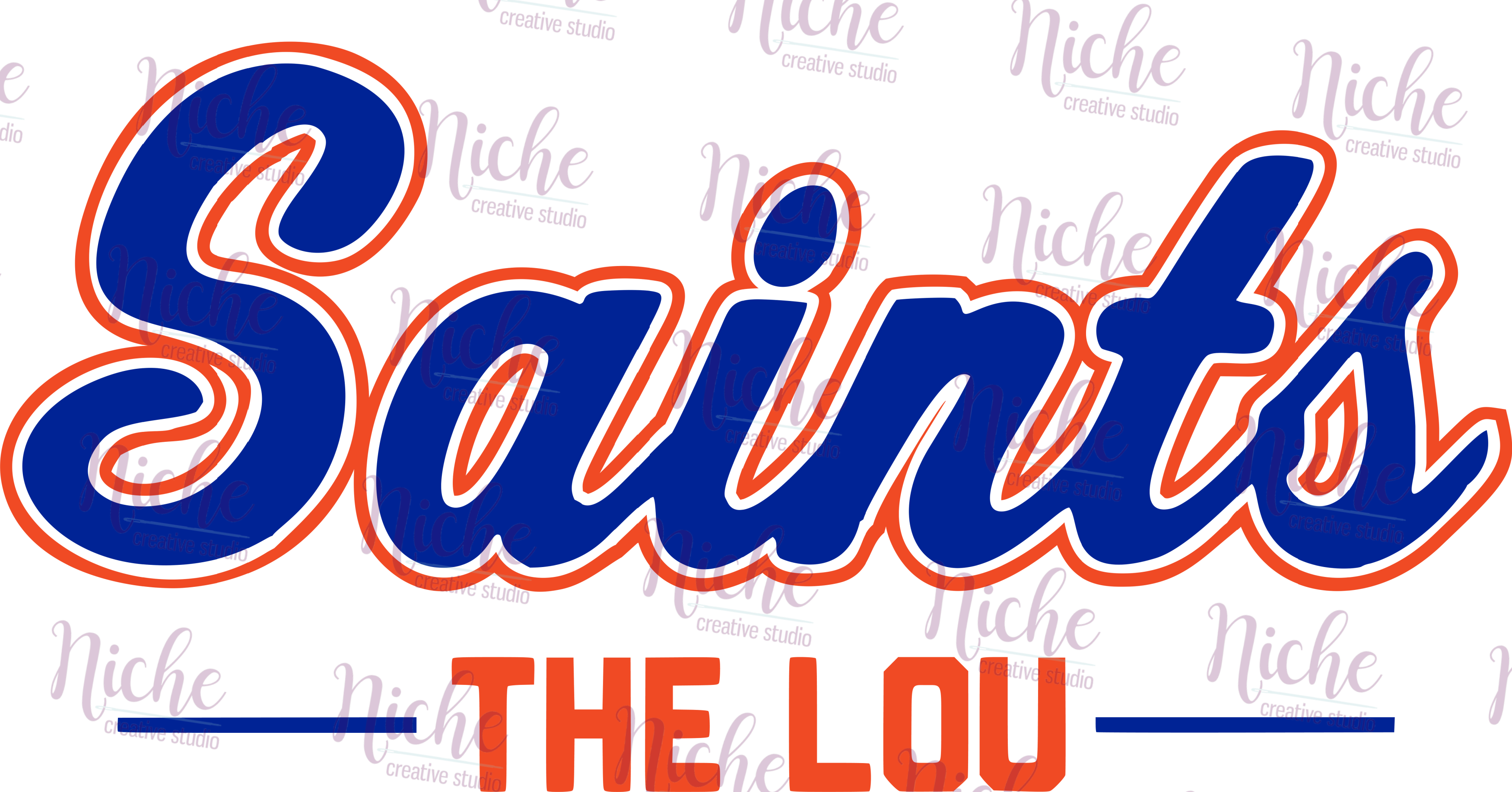 -STL3300 Saints The LOU Decal – Niche Creative Studio