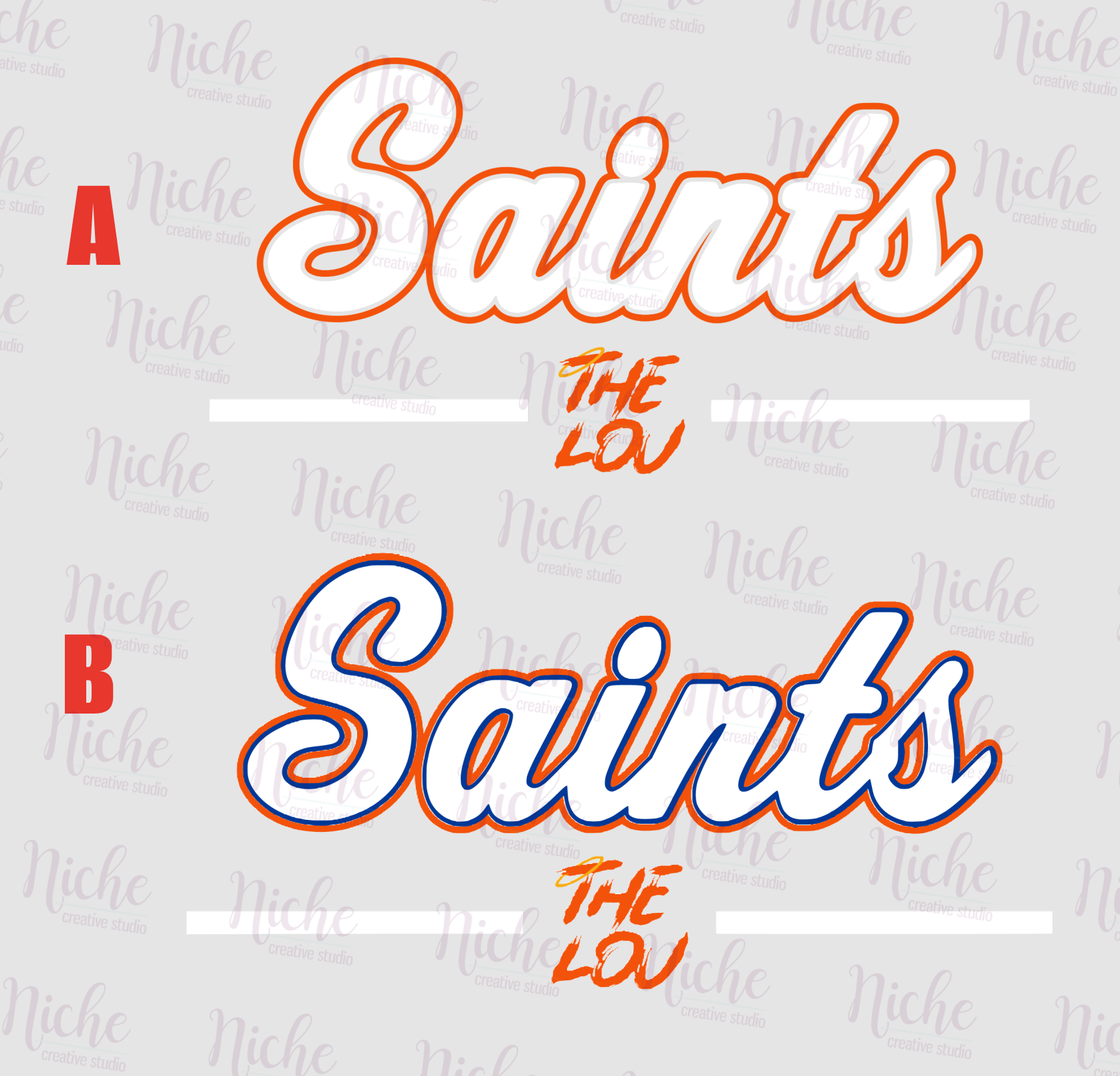 -STL998 Saints The Lou Decal – Niche Creative Studio