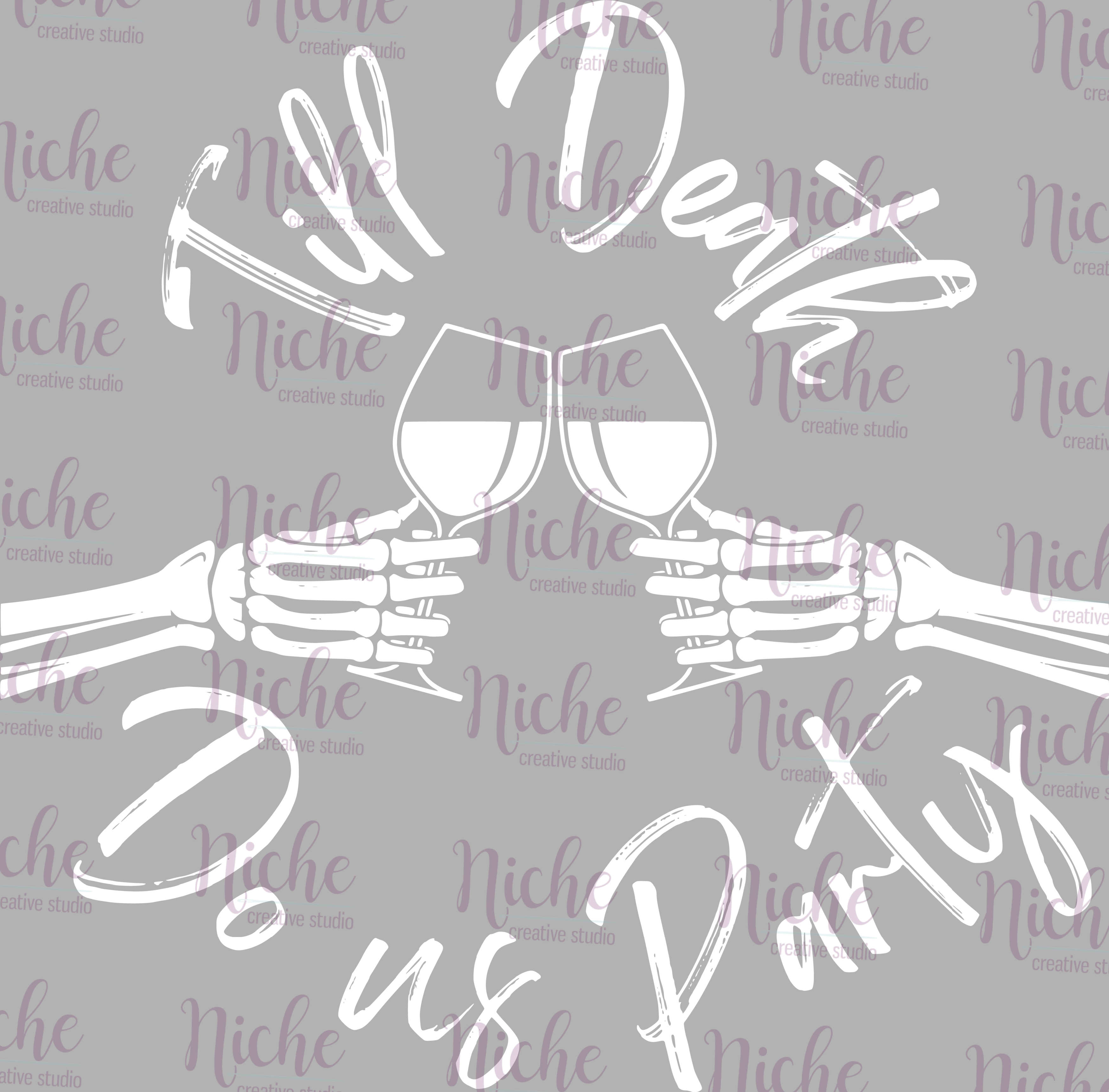 -WED3031 Till Death do us Party Decal – Niche Creative Studio